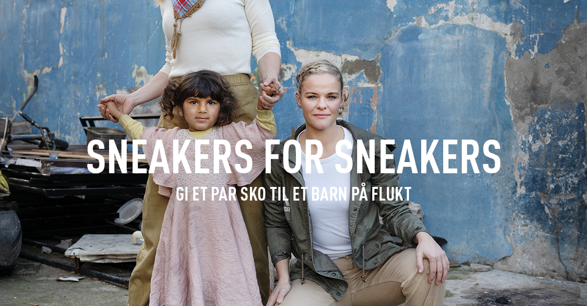 SNEAKERS FOR SNEAKERS - Gi et par sko til et barn på flukt